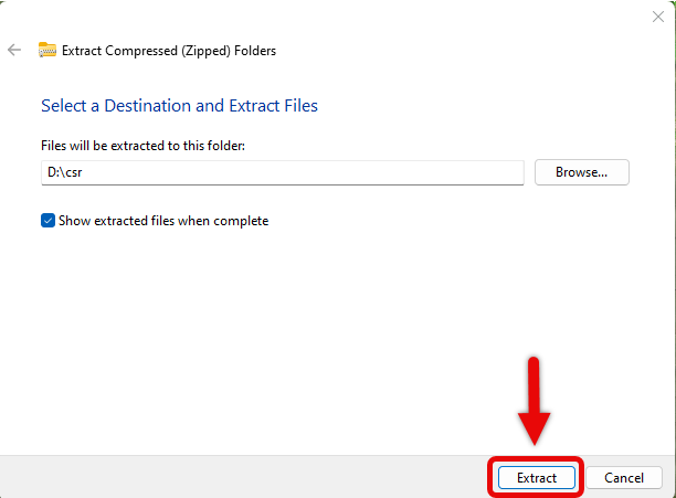 آموزش ساخت CSR